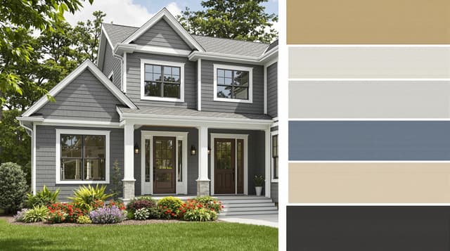 Best Trim Colors for James Hardie Deep Ocean Siding