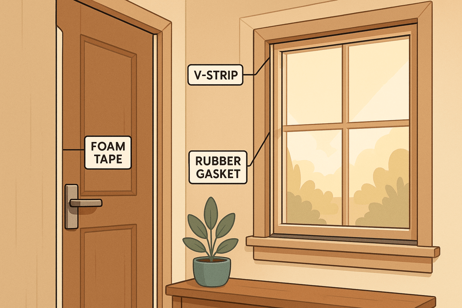 7 Types of Weatherstripping for Doors and Windows